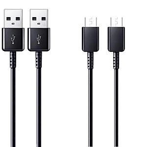 2Pack Android Charging Cable, 10ft Charger, Durable Micro USB Cord Fast Charging Sync Wire Compatible
