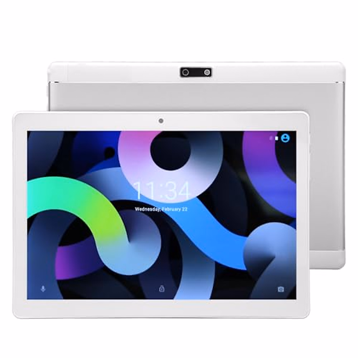 Luqeeg HD Tablet, 10 Core CPU 4G Call 1920x1200 IPS Tablet PC 5G WiFi 100-240V 8MP 20MP Camera 12GB RAM 256GB ROM (US Plug)