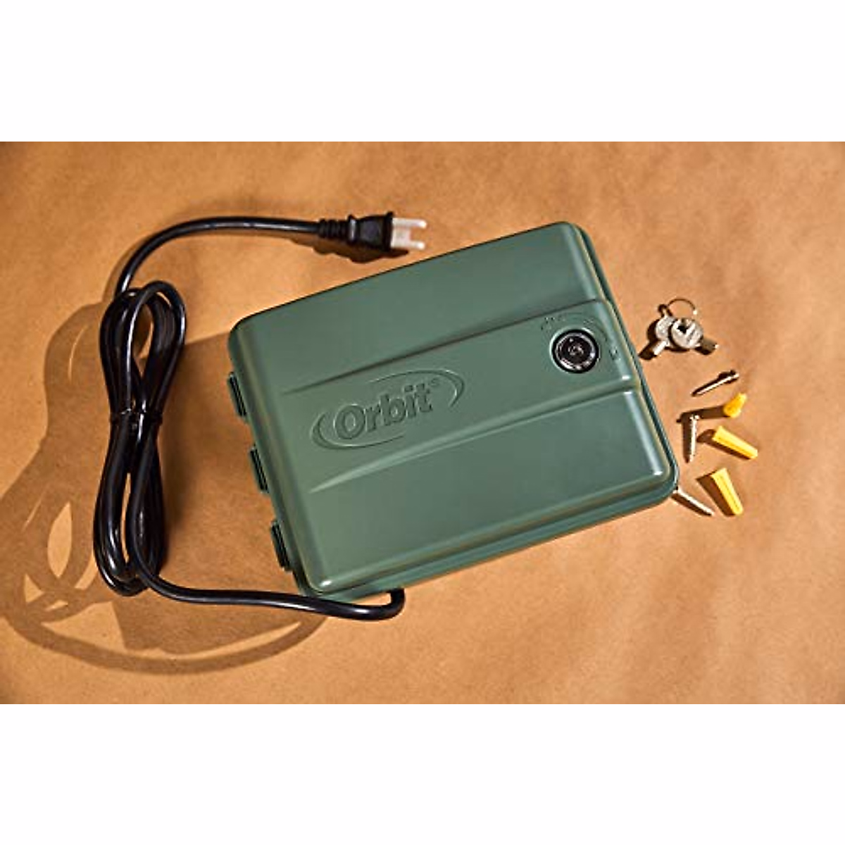Orbit 57894 Easy Set Logic 4-Station Indoor/Outdoor Sprinkler Timer/Controller Green Grey
