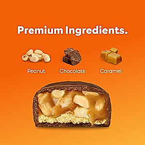 Nick's Swedish Style Protein Snack Bar, Chocolate Peanut Keto Protein Bar, 15g Protein, Low Carb, Low Sugar, Meal Replacement Bar, Keto-Friendly Snack, 12-Count