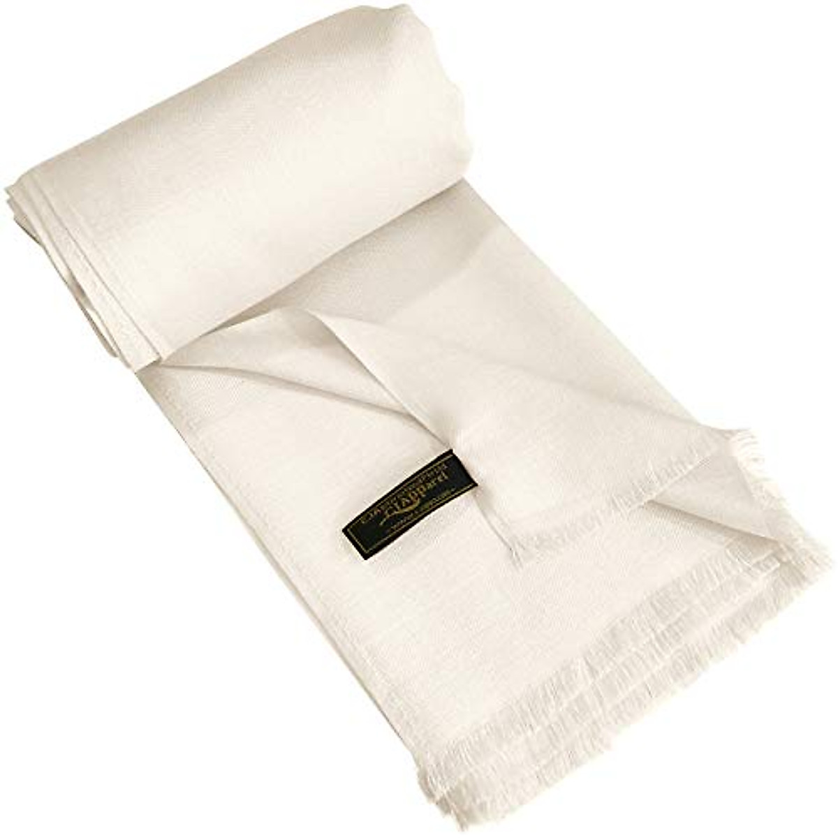 CJ Apparel Cream Ivory Off White Fringe Solid Color Design Shawl Seconds Scarf Wrap Stole Throw Head Wrap Pashmina NEW