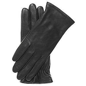 Pratt and Hart Broadway Lady’s Classic Thinsulate Lined Leather Gloves Size 7.5 Black