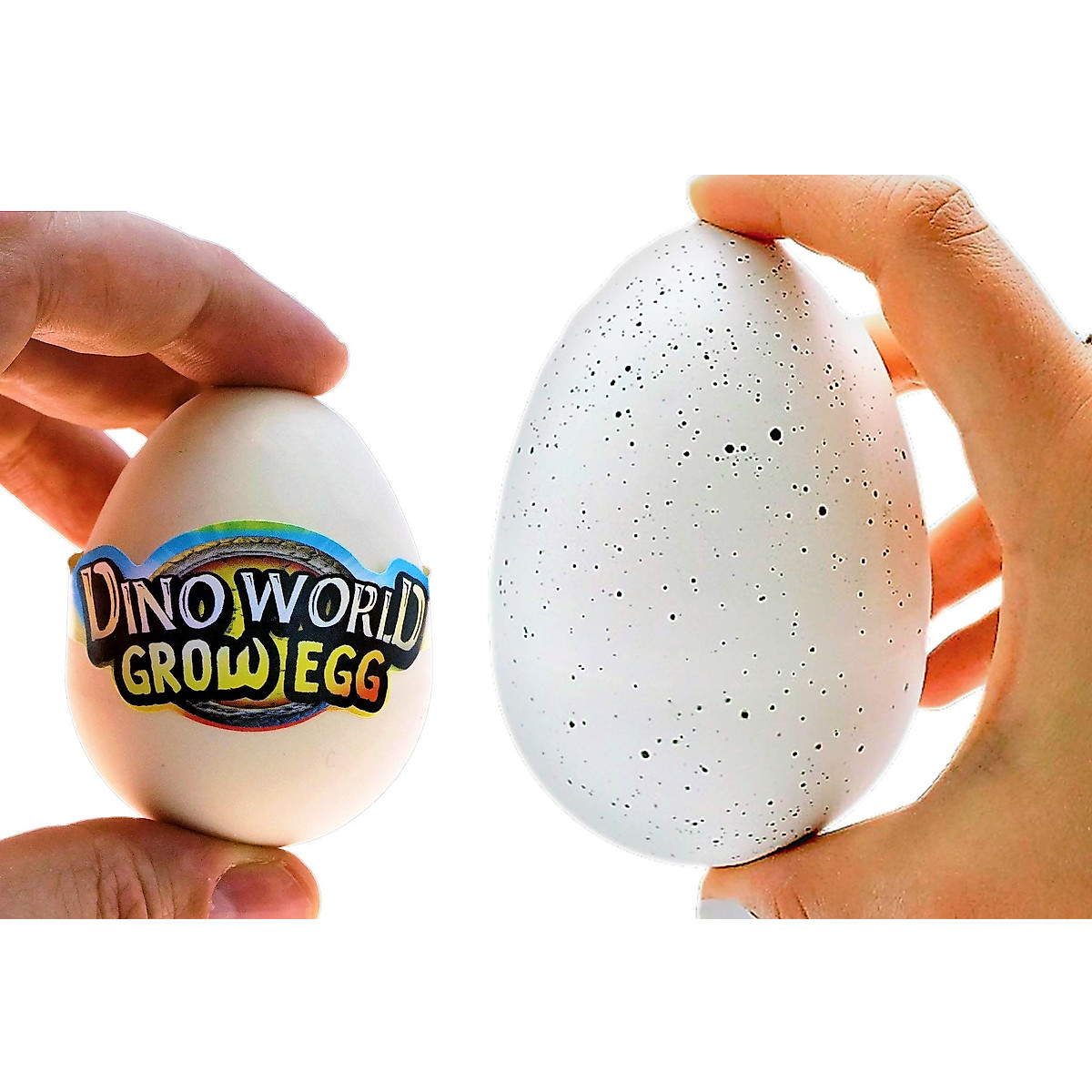 JA-RU Giant Dinosaur Egg (1 XXL Egg & 1 Original) Magic Hatching & Growing in Water Toys for Kids. Bulk Jurassic Dinosaur Party Favors, Easter Basket & Goody Bag Fillers. 1747-1745