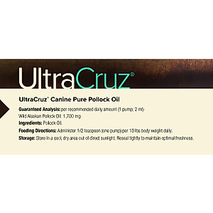 UltraCruz - sc-395363 Canine Pure Pollock Oil Supplement for Dogs, 8 oz