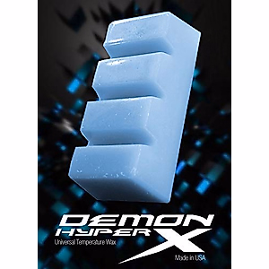 Demon Hyper Ski and Snowboard Wax -Universal Blend for Any Temp Snow- 1.06 LB/ 480 gm Block- Made in USA- No PFAS