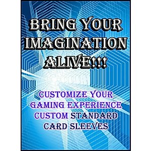 Custom Card Sleeves 120ct with Your Design for Gaming Cards Standard Size Magic The Gathering,