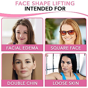 V Shaped Slimming Face Mask | Double Chin Reducer for Firming Moisturizing & Contour Lifting | Instant Lift Strap Wrinkles Remover | V-Line Beauty Band Patch with Collagen Vitamin E & C - 5 Pack