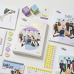 Talk! With BTS 1~2 (Japanese Edition) : Korean Learning Book for Beginners / How to Learn Korean / colloquial Korean / Learn Korean for Beginners