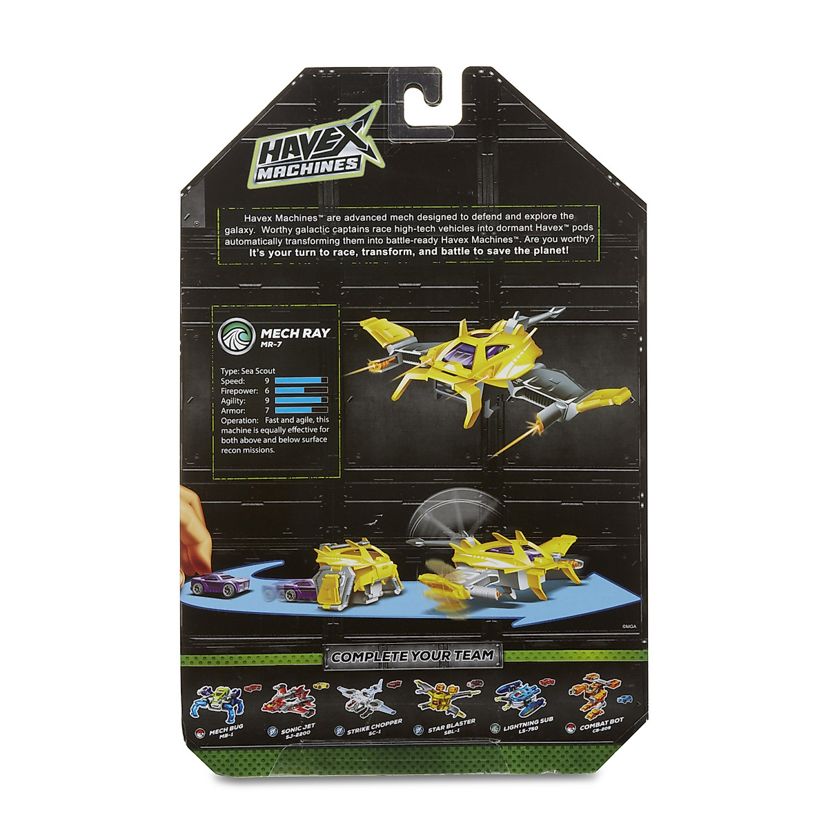 Havex Machines Mech Ray MR-7 Vehicle