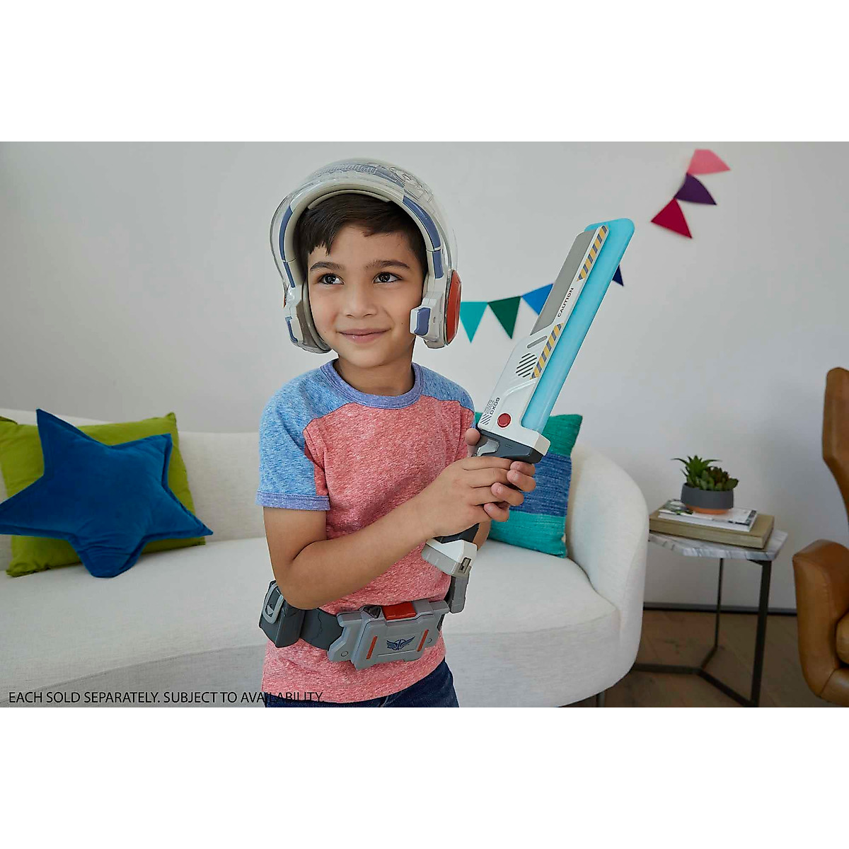 Mattel Disney and Pixar Lightyear Utility Belt, Mission Gear Role-Play & Costume Toy, Life-Size & Adjustable for 4 Years Old & Up