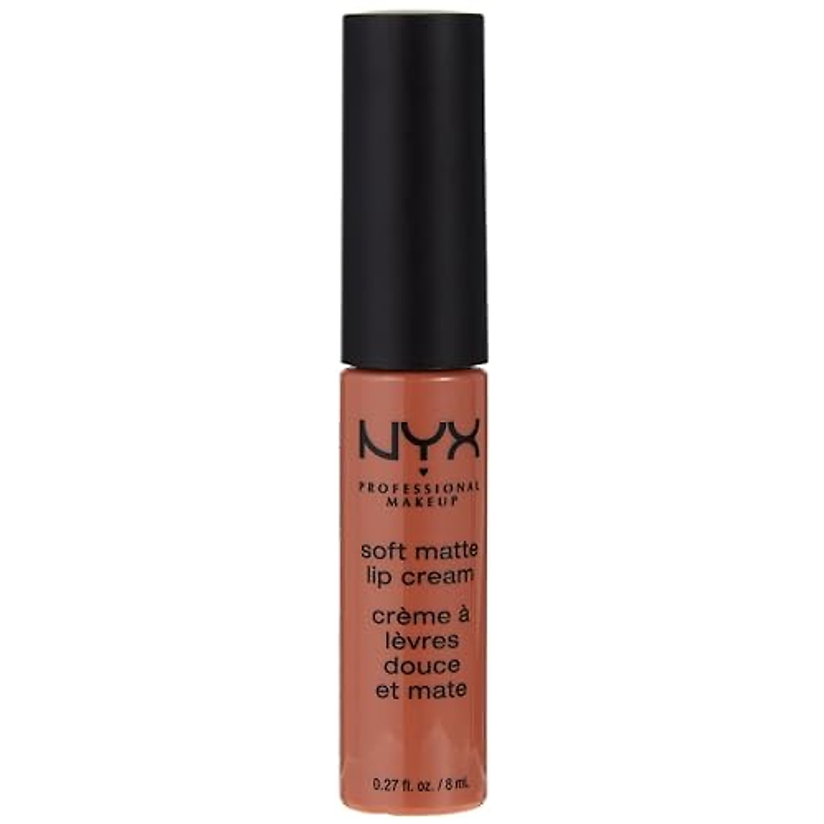 NYX PROFESSIONAL MAKEUP Soft Matte Lip Cream, Lightweight Liquid Lipstick - Abu Dhabi (Deep Rose-Beige)