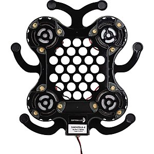 Dayton Audio DAEX25X4-4 Bullfrog Vented Disc Spider 25mm x 4 Exciter with 320mm Cable 40W 8 Ohm