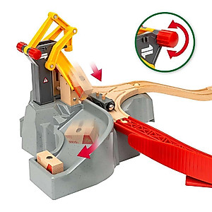 BRIO World 36010 Cargo Mountain Set | 49 Piece Wooden Train Set Toy for Kids Age 3 & Up | Dynamic Play Experience | FSC-Certified Materials | Great Addition to Existing Train Sets