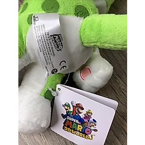 Little Buddy Super Mario Neko Cat Luigi Plush, 10""", Multi-Colored