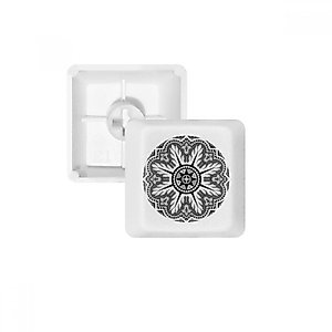 DIYthinker Black White Arabic Style Pattern Keycap Mechanical Keyboard PBT Gaming Upgrade Kit