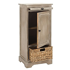 Safavieh American Homes Collection Raven Vintage Grey Tall Storage Unit
