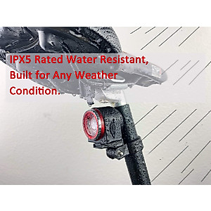 Wireless Bike Alarm w/Smart Taillight: Anti-Theft Alarm w/Remote; Auto On/Off Taillight w/New Burst Strobe Mode for Daytime; Deceleration Warning; Wireless Electric Horn & Bike Finder.