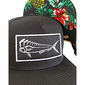 Regular Black with Floral Undervisor