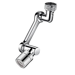 Faucet Extender for Kitchen Sink Universal,Faucet Extender for Bathroom Sink Brass,Splash Filter Faucet Extender,2 Water Outlet Modes,for Bathroom