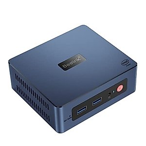 Beelink Mini S Mini PC W11 Pro, Intel 11th Gen N5095 (Max 2.9 GHz), Small Desktop PC 8GB DDR4 RAM 128GB SSD, Mini Computer Support 4K Dual HDMI, WiFi5 Bluetooth 4.0, Gigabit Ethernet, 4USB3.0