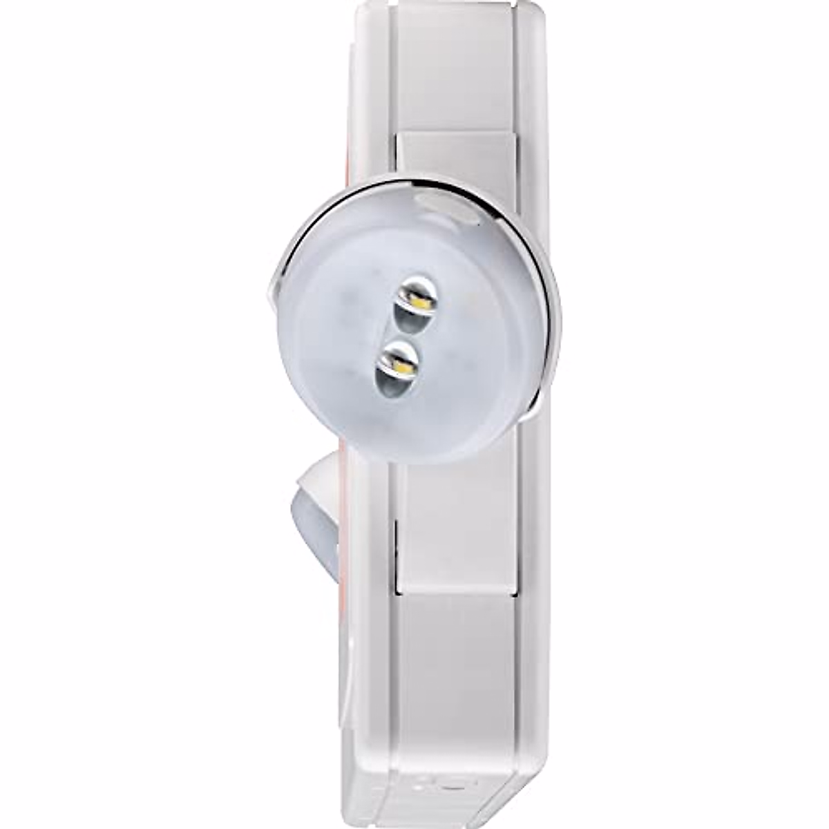 Lithonia Lighting LHQM LED R M6 Quantum White LED Exit and Emergency Light Combo with Red Letters, 180 Lumens, 120 Volts, 4 Watts,