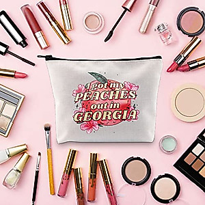 TOBGBE Peaches Lyrics Gift Music Lover Gift Peaches Song Gift Singer Fans Gift Song Lyrics Makeup Bag (my peaches)