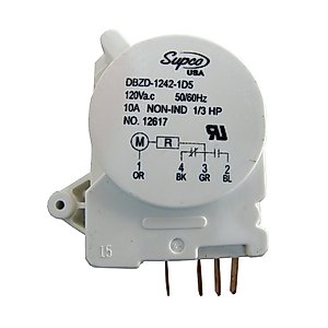 Supco SC954 Defrost Timer Replaces GE WR09X0483, WR9X10111, WR9X10101, WR9X10075, WR9X10041