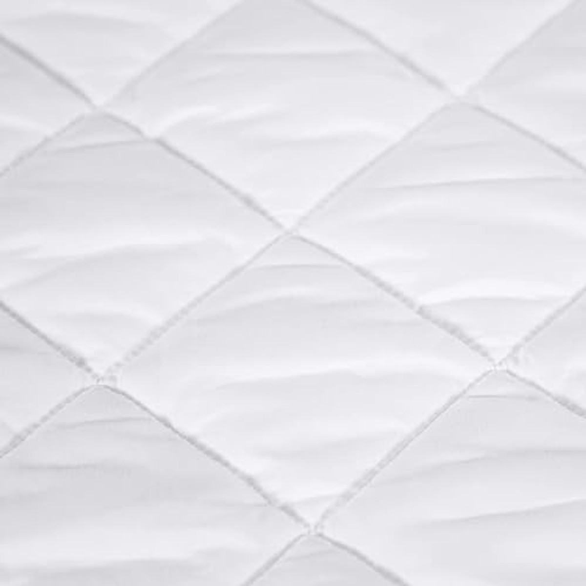 SERTA Power Clean Triple Action Quilted Soft Waterproof Mattress Pad Protector, Moisture Wicking Protection with 15" Deep Pocket, Twin, White