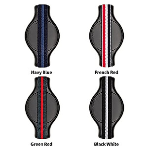 Sinjimoru Detachable Wool-Band Phone Grip Holder, Wireless Charging Compatible Cell Phone Holder for Hand for Galaxy & iPhone Case. Sinji Mount Mini Grip French Red