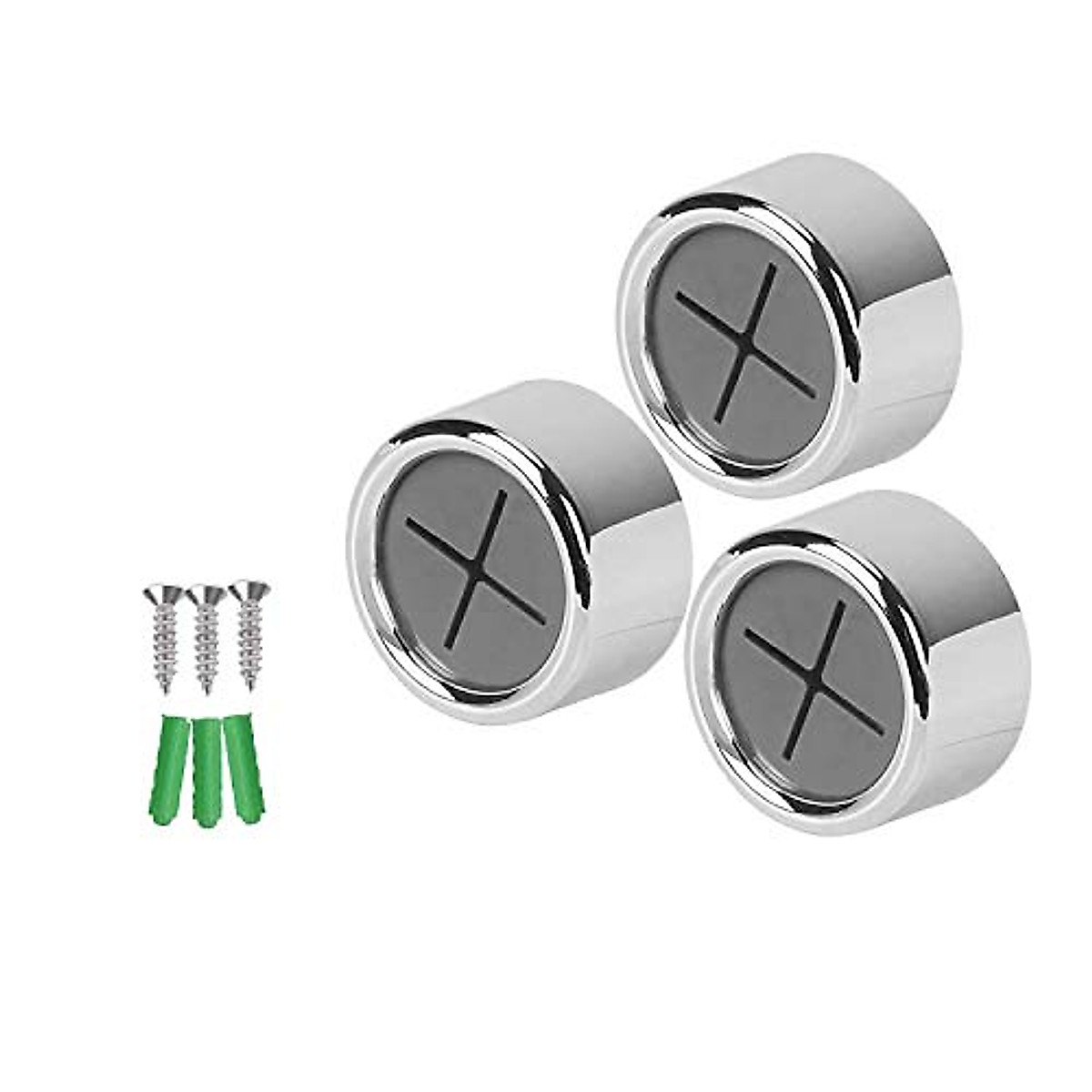 3pcs Adhesive Tea Towel Holders Hooks Round Wall Mount Hook for Bathroom, Kitchen and Home, No Drilling Required