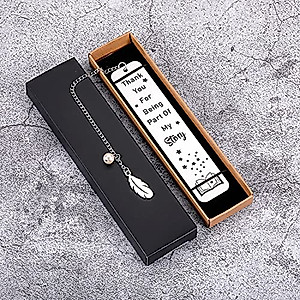 Thank You Appreciation Gift for Women Men Bookmark with Tassel for Coworker Colleague Employee Boss Christmas Day Gift for Male Female Friend Book Lover Teacher Birthday Wedding Valentines Day Present