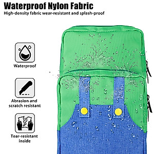 Cute Travel Bag for Nintendo Switch/Lite/OLED/Steam Deck, Small Sling Portable Waterproof Backpack Carrying Crossbody Shoulder Chest Gaming Bag Case for NS SD Console Dock Joy-Cons Accessories Storage