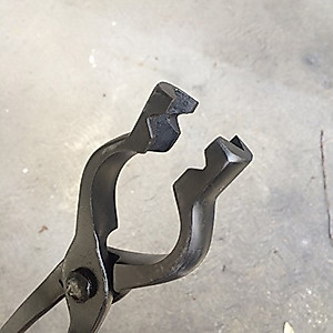 V-Bit Bolt Blacksmith Tongs - 450mm (18")