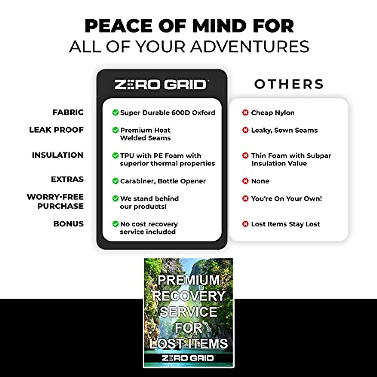 Backpack Cooler Insulated Leak Proof Bag 32 Cans for The Beach, Hiking, Picnic, Ice Down and Keep Food and Drink Cool for The Day, Cooler Bookbag Men and Women, Large and Small Compartment Storage