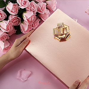 ROSEGLD 12 Gift Boxes with Lids 11x8.5x1.5 Inches, Gift Boxes for Clothes, Apparel Gift Boxes, Clothing Gift Boxes, Rose Gold Gift Wrap Boxes (Glossy Rose Gold with Grain Texture)