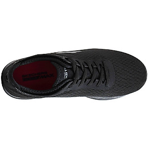 Skechers Women's Go Step Lite Dashi Walking Shoe,Black Mesh,9 M US