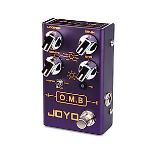 JOYO R-06 O.M.B Looper & Drum Machine Pedal Bundle with JP-06 Noise Blocker Pedal Power Supply