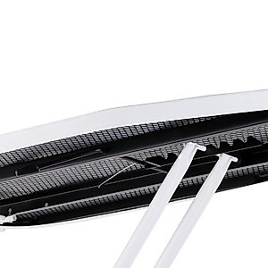 Reliable 220IB Home Ironing Board - Made In Italy Portable Ironing Board with Vera Foam Memory Foam Cover Pad and Conex Heat Resistant Zone, 7 Step Height Adjustment, Strong Iron Rest and Laundry Rack