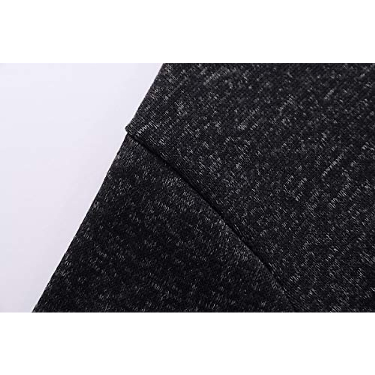 Monvecle Little to Big Boys' Fleece Long Sleeve Full Zip Hoodie Tracksuit Top + Sweatpant Jogger 2pcs Sets Black 7-8