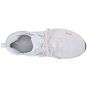 PUMA Women's Enzo 2's Cross Trainer, White-Rose Gold, 10 M US