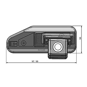N/H for Lexus IS250 IS300 is 250 300 2006~2013 Car Rear View Camera Back Up Reverse Parking Camera/Plug Directly/HD Camera FY-C2097-2