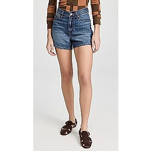 Levi's Women's 80s Mom Shorts, You Sure Can, Blue, 27