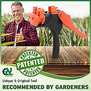 AL-MAGOR Talli Grip TG Garden Tool: Gun for Inserting Components - Connectors & Drippers into Micro-Pipes for Irrigation Pipes with Ease - Model 700011