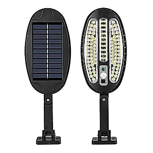 sysyrqcer LED Solar Street Light Outdoor Integrated high Brightness Garden Light Home Lighting Human Body Induction Light 2pcs (Size : 138COB)