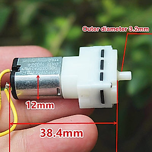 Submersible Sump Pump DC 3V-5V 030 Motor Air Pump Oxygen Pump Diaphragm Pump 50Kpa Transfer Pump