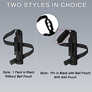 FINGER TEN Golf Club Bag Mini Lightweight for Men Women Ladies Kids with/without Ball Pouch Pack, Portable for Driving Range Carrier Course Training Case (1Pc in Blue with Ball Pouch)