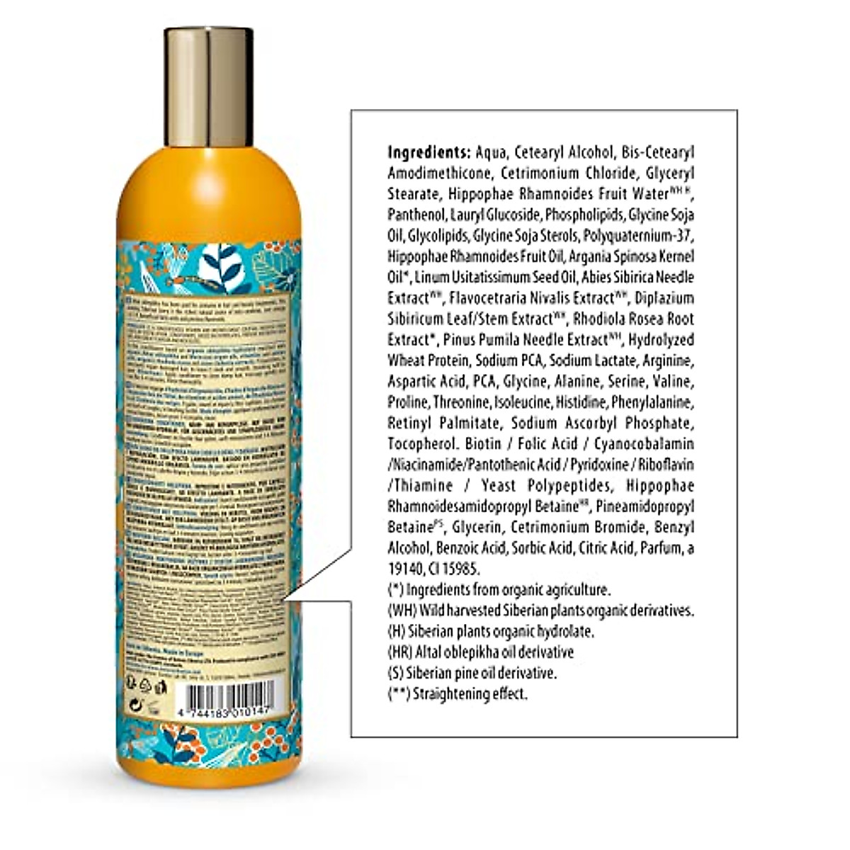 Oblepikha hair conditioner for weak and damaged hair, 400ml