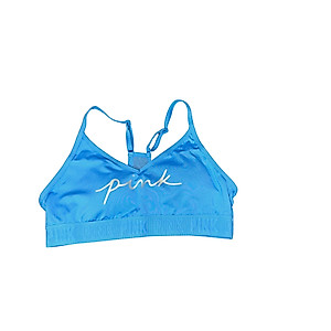 Victoria's Secret Pink Ultimate Sports Lightly Lined Bra Color Blue New (Large)