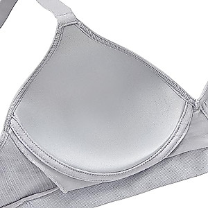 Hanes Wireless Bra, Seamless Bra with Full Coverage, Comfort Flex Wirefree, Perfect Coverage (Smart Sizes XS to 3XL)