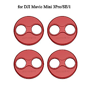 Mavic Mini 3 2 1 Motor Cover Cap Drone Dust-Proof Engine Protector Guard Protective Accessories for DJI Mavic Mini 2 SE 3 Pro (for Mini 1 SE 3 3Pro Red)